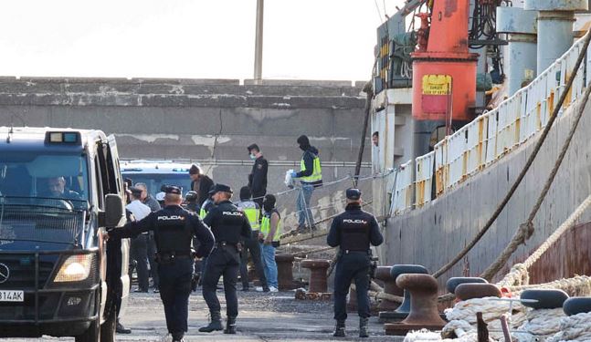Κατασχέθηκε στην Ισπανία ελληνόκτητο πλοίο με τρεις τόνους κοκαΐνη