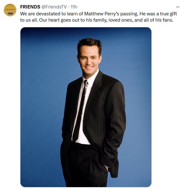 ΗΠΑ: Πέθανε σε ηλικία 54 ετών ο αμερικανοκαναδός ηθοποιός Matthew Perry ...